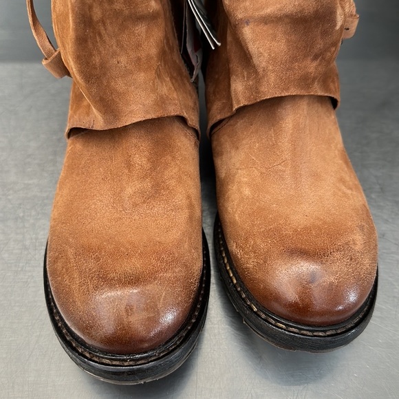 A.S.98 | Shoes | As98 Cullen Cognac Suede Leather Boots New | Poshmark